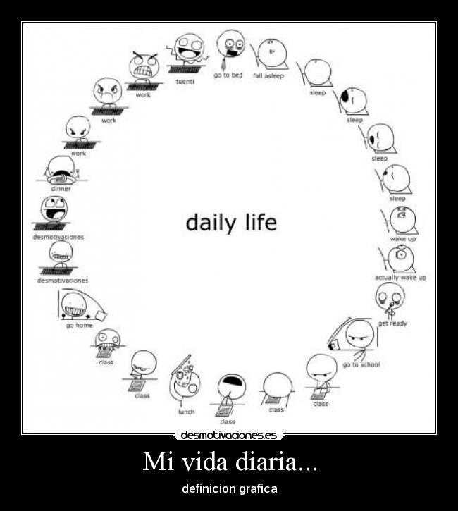 Mi vida diaria... | Desmotivaciones